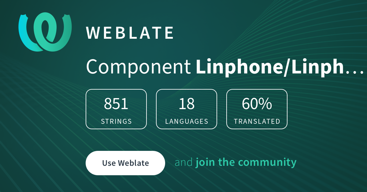Linphone/Linphone Android 6.0 @ Weblate